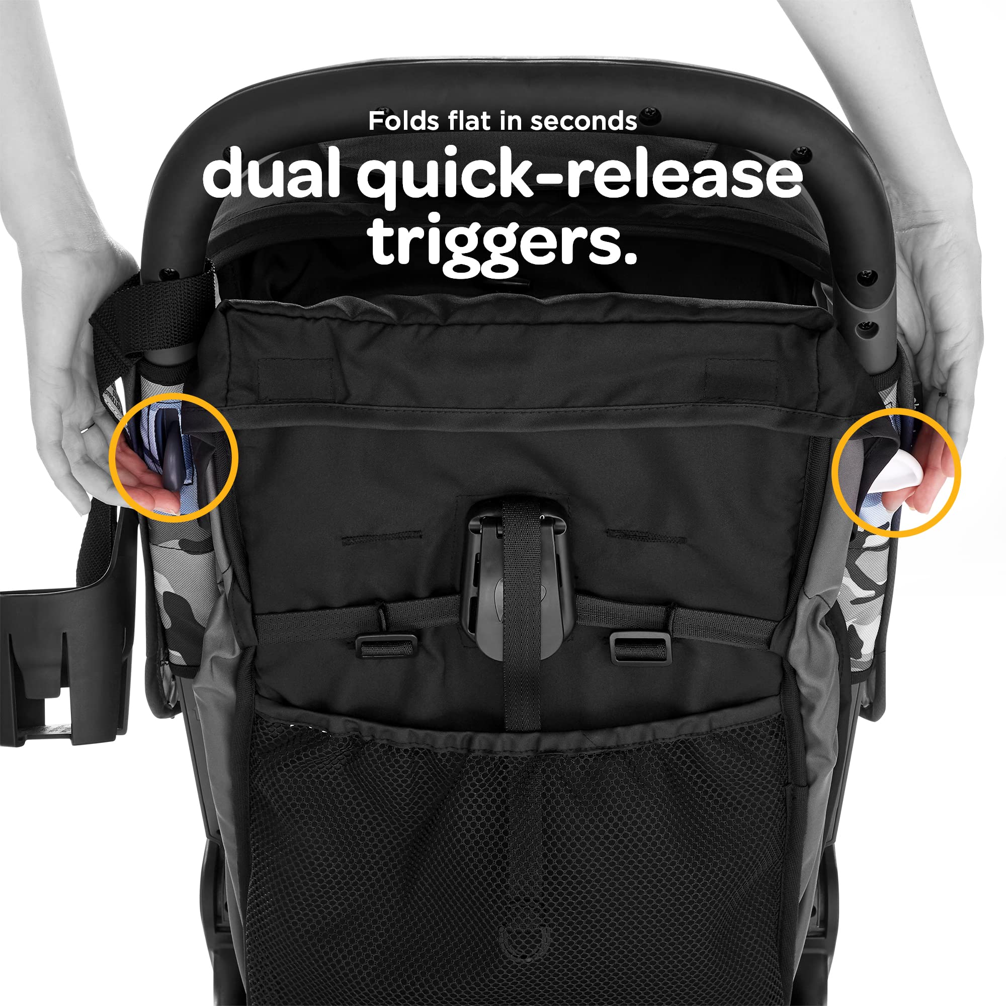 Larktale chit chat plus | Lightweight Full-Featured Stroller for Newborns and Toddlers | Compact Folding Stroller for Travel Featuring Eco-Friendly Materials and One-Handed Steering, Cottlestone Cream