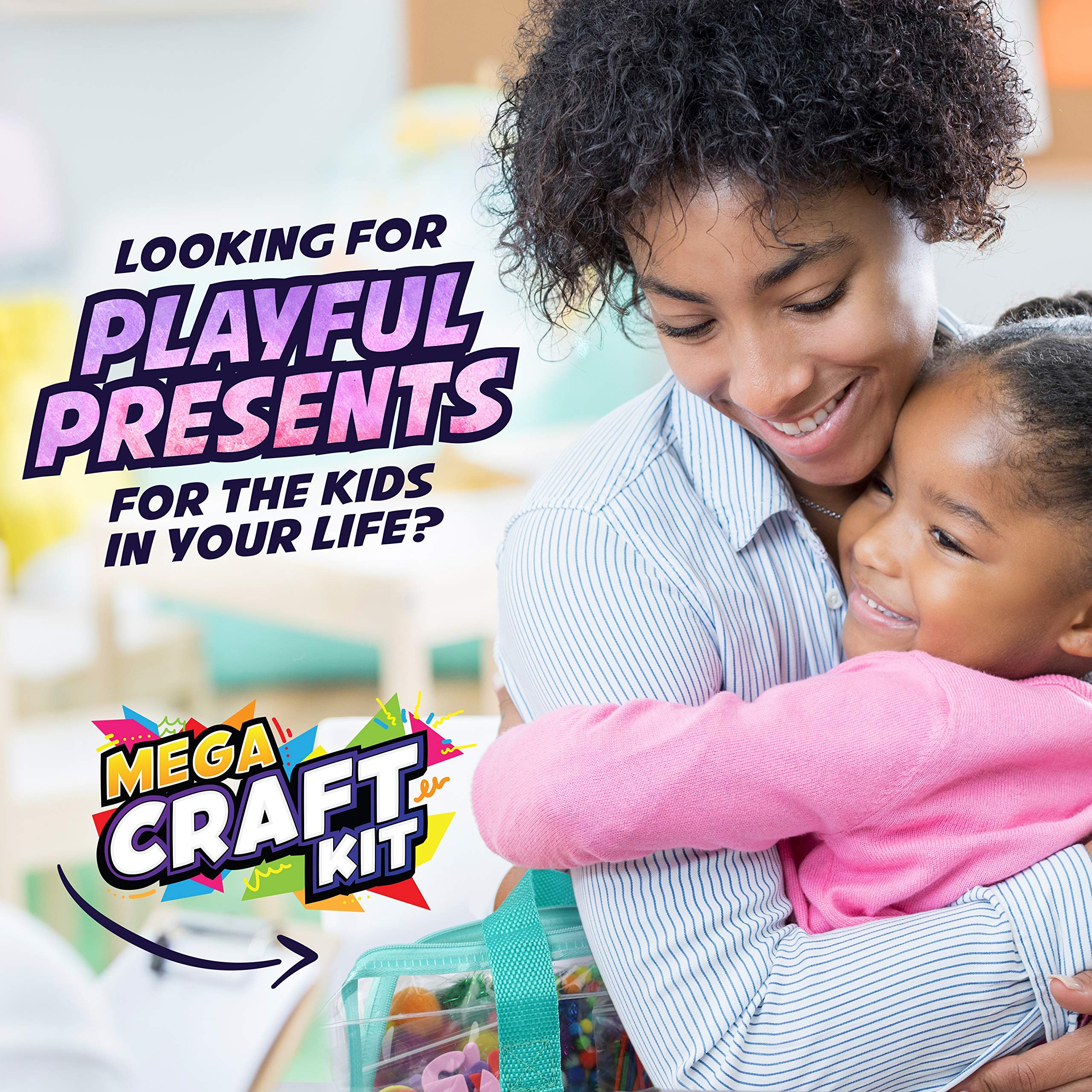 Mega Arts and Crafts Kit for Kids Age 4-8 - Toddler Art Supplies for Preschool, Kindergarten, Homeschool Projects