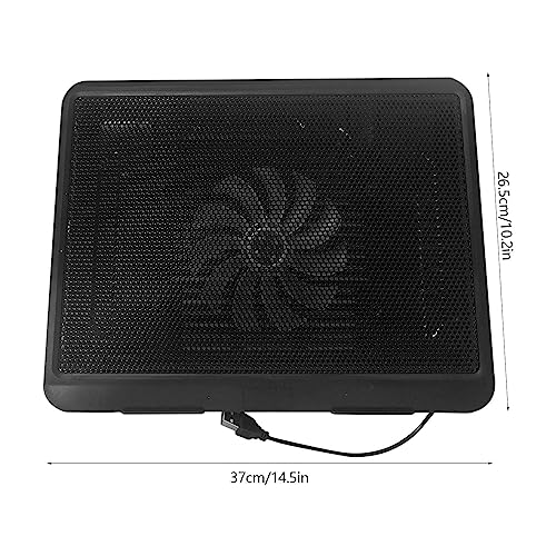 Laptop Cooling Pad, Laptop Cooler Cooling Pad, Laptop Cooler Stand with Height Adjustable, Laptop Cooling Pad with Cooling Fan, Laptop Fan with No Light, Adjustable Mounts Laptop Cooling Stand for Lap