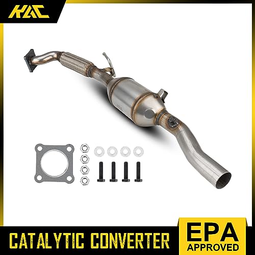 KAX Catalytic Converters,Catalytic Converter Stainless Steel Replacement for Beetle 2001-2005, Golf 2002-2006, J-e-t-t-a 2002-2005, Catalytic Converters OEM Replace 54582 (EPA Compliant)