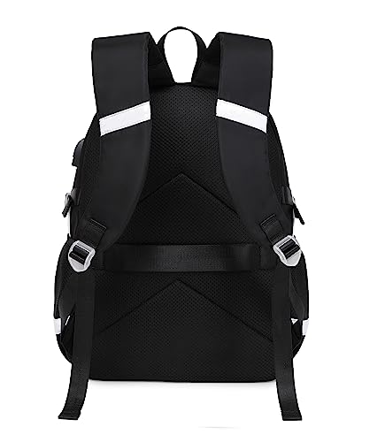 Wadirum Cute Laptop Backpack for Girl Fashion College Bag Women Backpack Purse Black