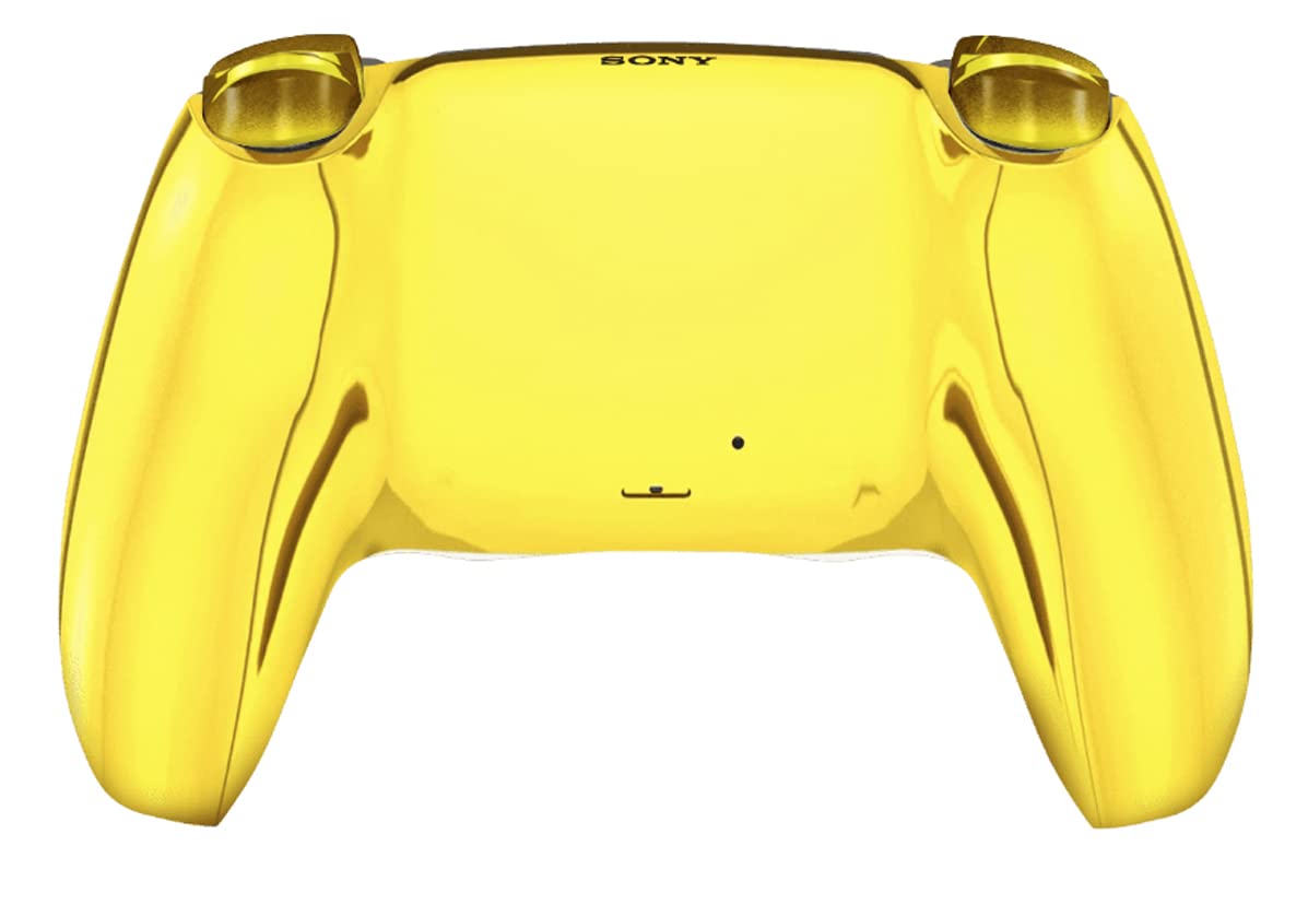 MODDEDZONE Custom Wireless Controller compatible with PS5 Exclusive Unique Designs | Personalize Your Gaming Experience and Exceptional Performance| Compatible with Playstation 5 (Gold Money)