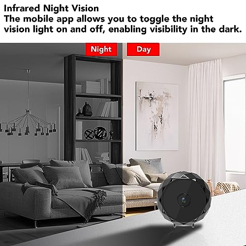 Yoidesu Hidden Camera 1080P Magnetic Spy Camera, WiFi for Home Office Security, with Motion Detection Night Vision, Loop Recording,Car Cameras Surveillance