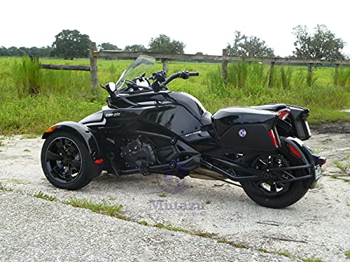 Mutazu Detachable Hard Saddlebags 4 Can Am Spyder ROADSTER RS ST w/mounting brackets