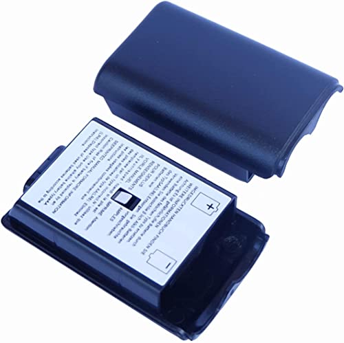 RedTagCanada 1 Piece x Replacement Black Back Cover Pack Case Shell for Xbox 360 Wireless Controller for AA Battery, only Back Cover, NO Battery, No Controller, One Back Cover only.