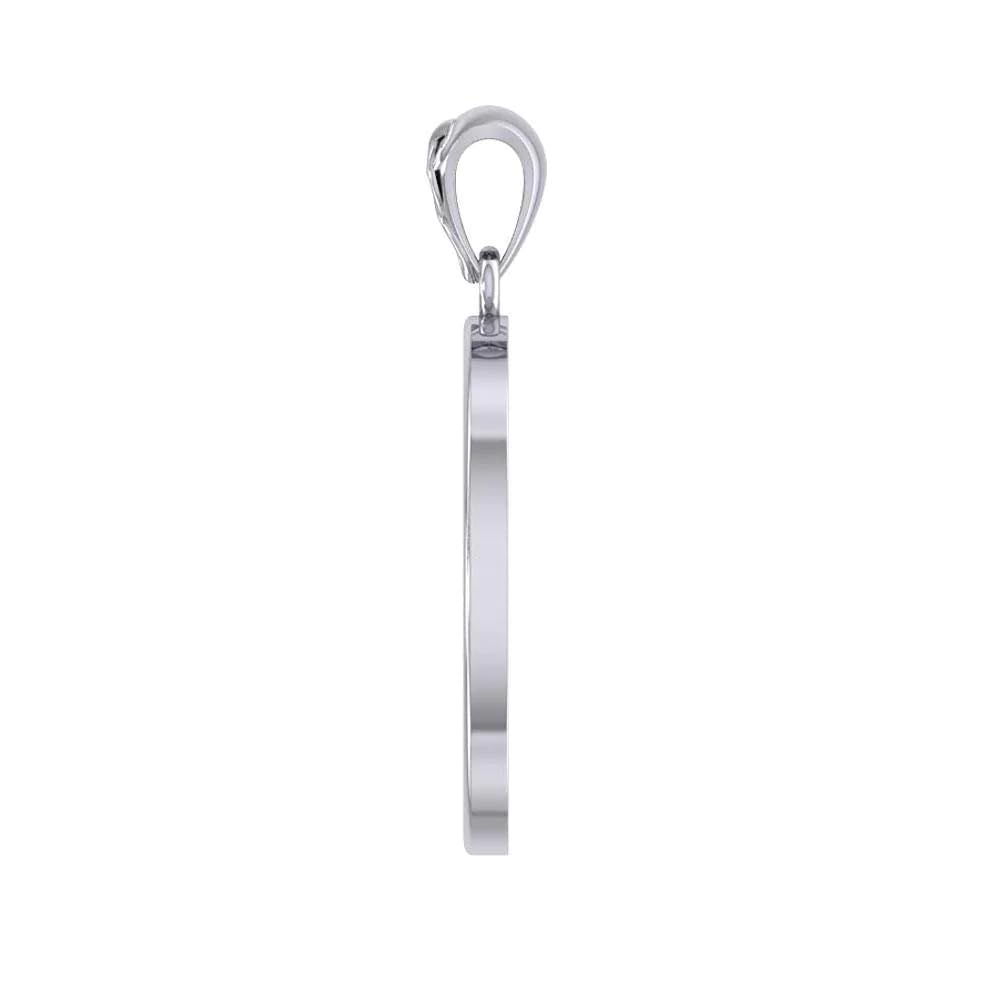 PETER STONE JEWELRY Awen The Three Rays of Light with Celtic Silver Pendant TPD5305
