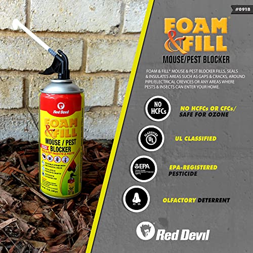 Red Devil 0918 Fill Foam, β1-Pack, Yellow