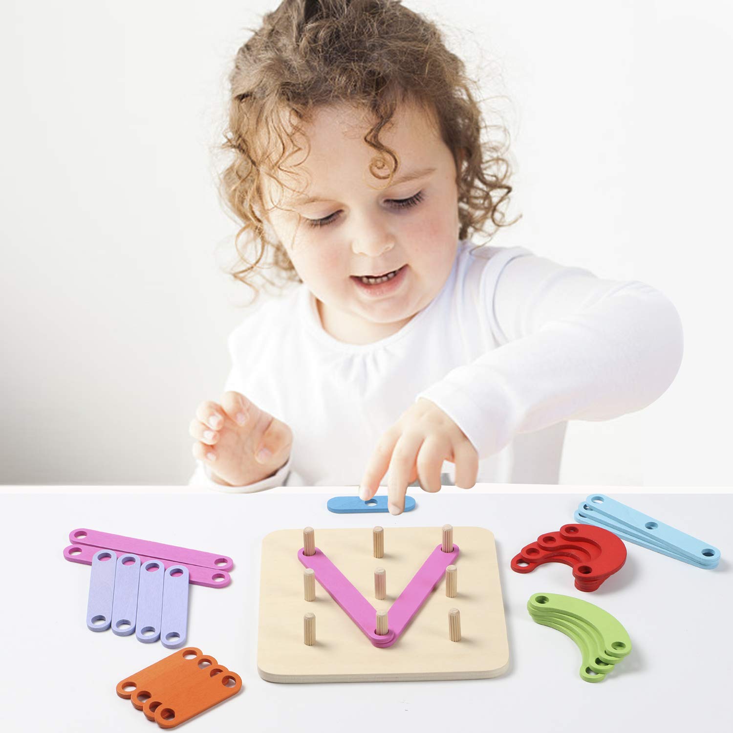 Lewo Wooden Letter Number Sorter Puzzle Preschool Activities Educational Toys for Kids