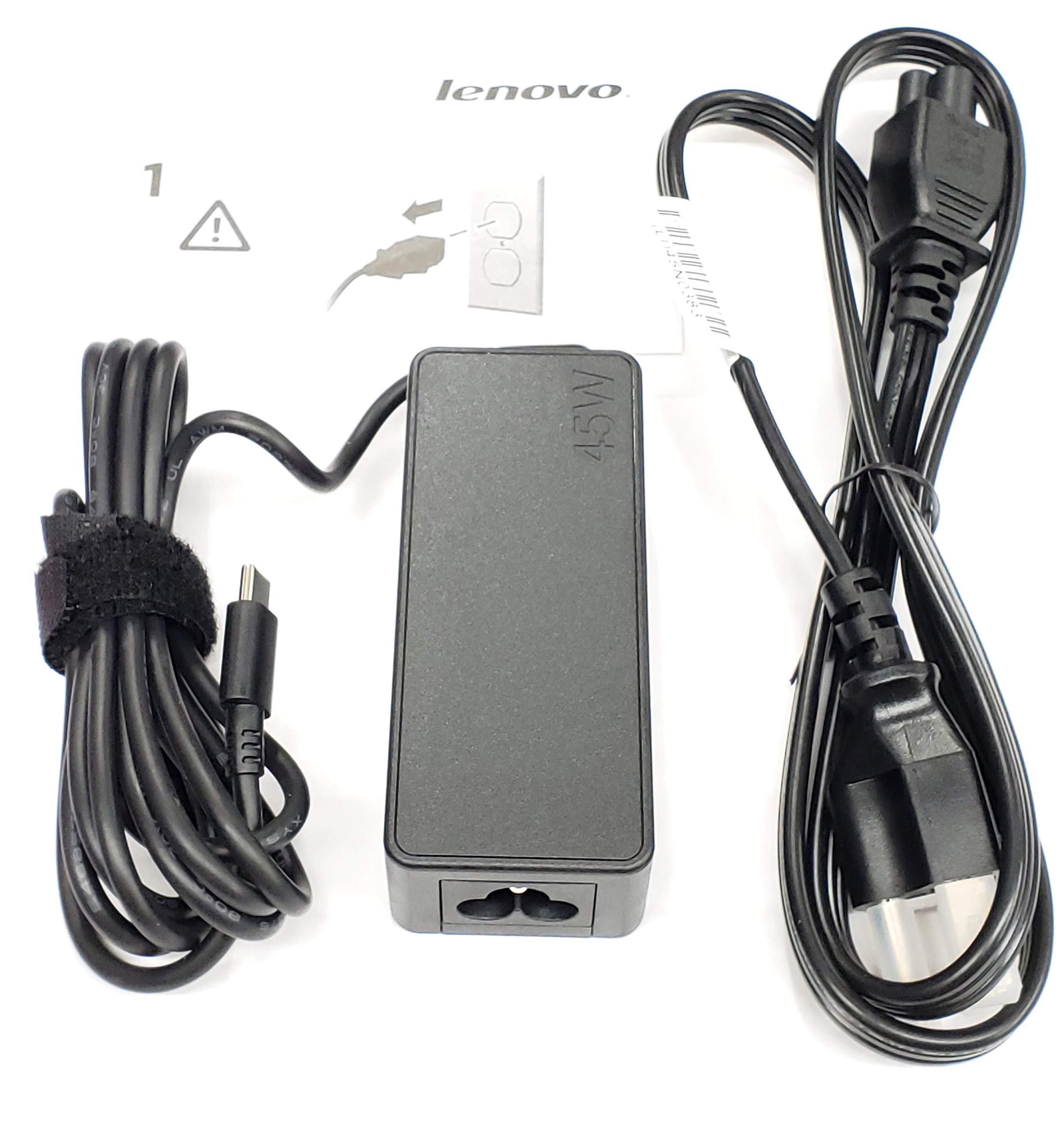 Laptop Charger 45W watt USB Type C AC Power Adapter - ThinkPad Yoga Miix,X280 T480 T480s T580 E480,MIIX5 Pro,X1 Carbon 2017 2018,X1 Tablet