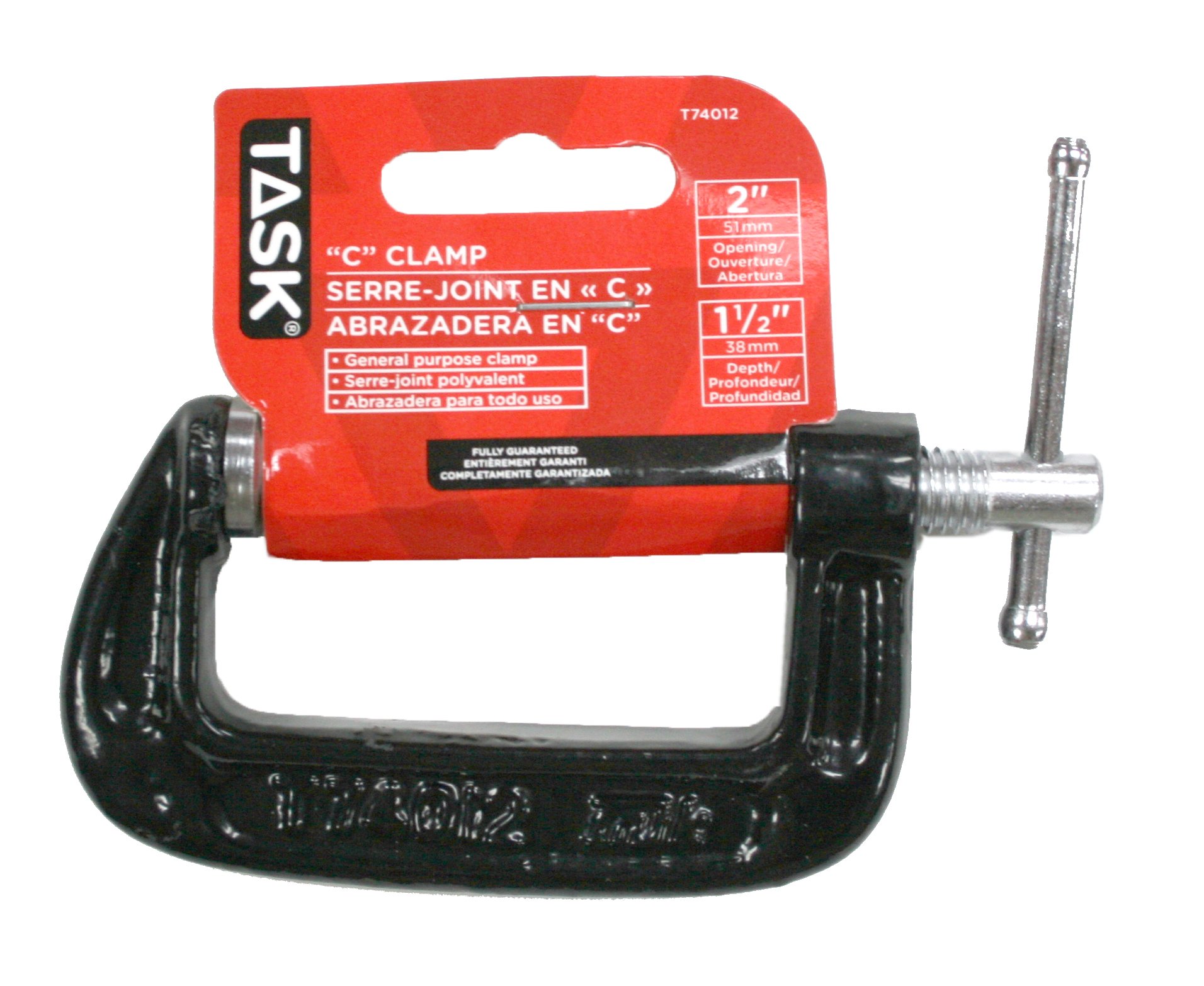 Task T74012 2-Inch "C" Clamp
