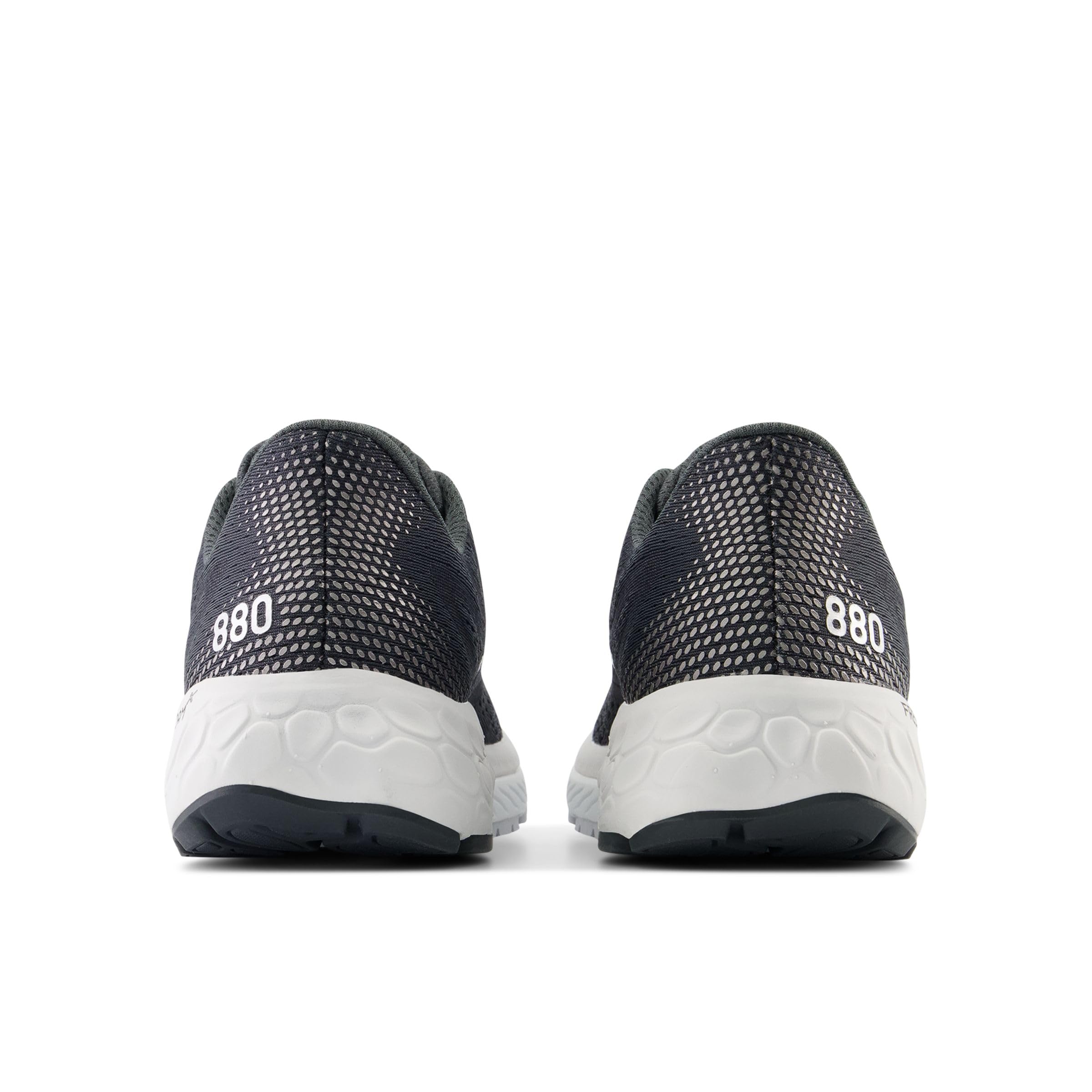 New Balance Women's W880K13 Running Shoe, Blacktop/Black/Silver Metallic, 13