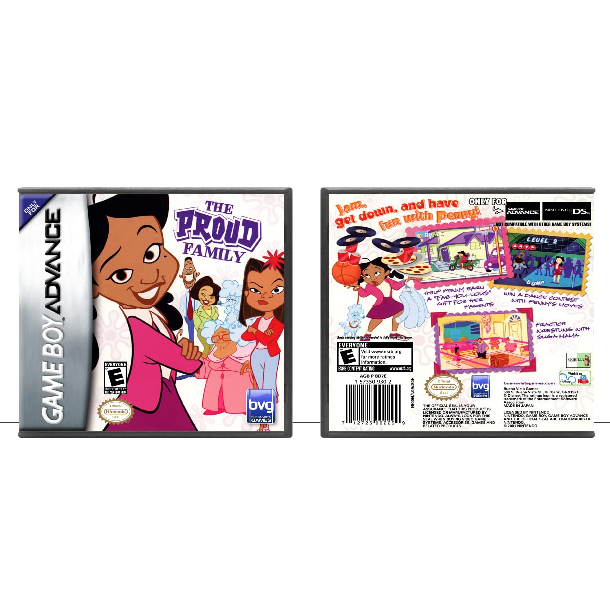 Proud Family, The | (GBA) Game Boy Advance - Game Case Only - No Game