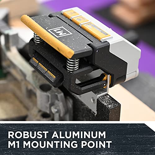 REEKON M1 Caliber Adapter Fence – Allows M1 Caliber Mounting on Wide Variety of Miter Saws and Chop Saws, Aluminium Mounting Point, 4 Fasteners Included for Easy Installation