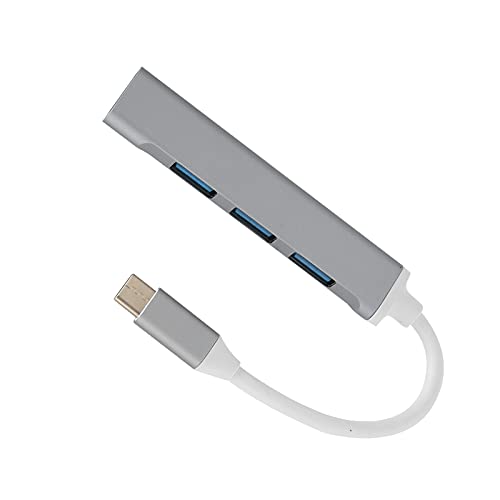 USB C Hub, 4 in 1 USB Adapter with 1 x USB 3.0/3 x USB2.0, 4 Ports USB Type C to USB Hub Adapter, Portable USB Docking Station