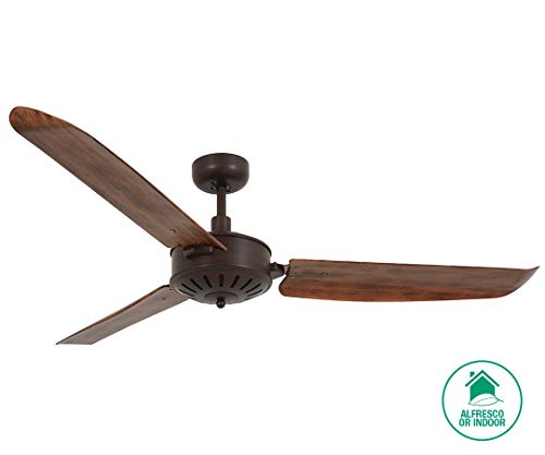 Lucci Air 21101701 Carolina Ceiling Fan 56 Inch, Oil Rubbed Bronze with Dark Koa Blades