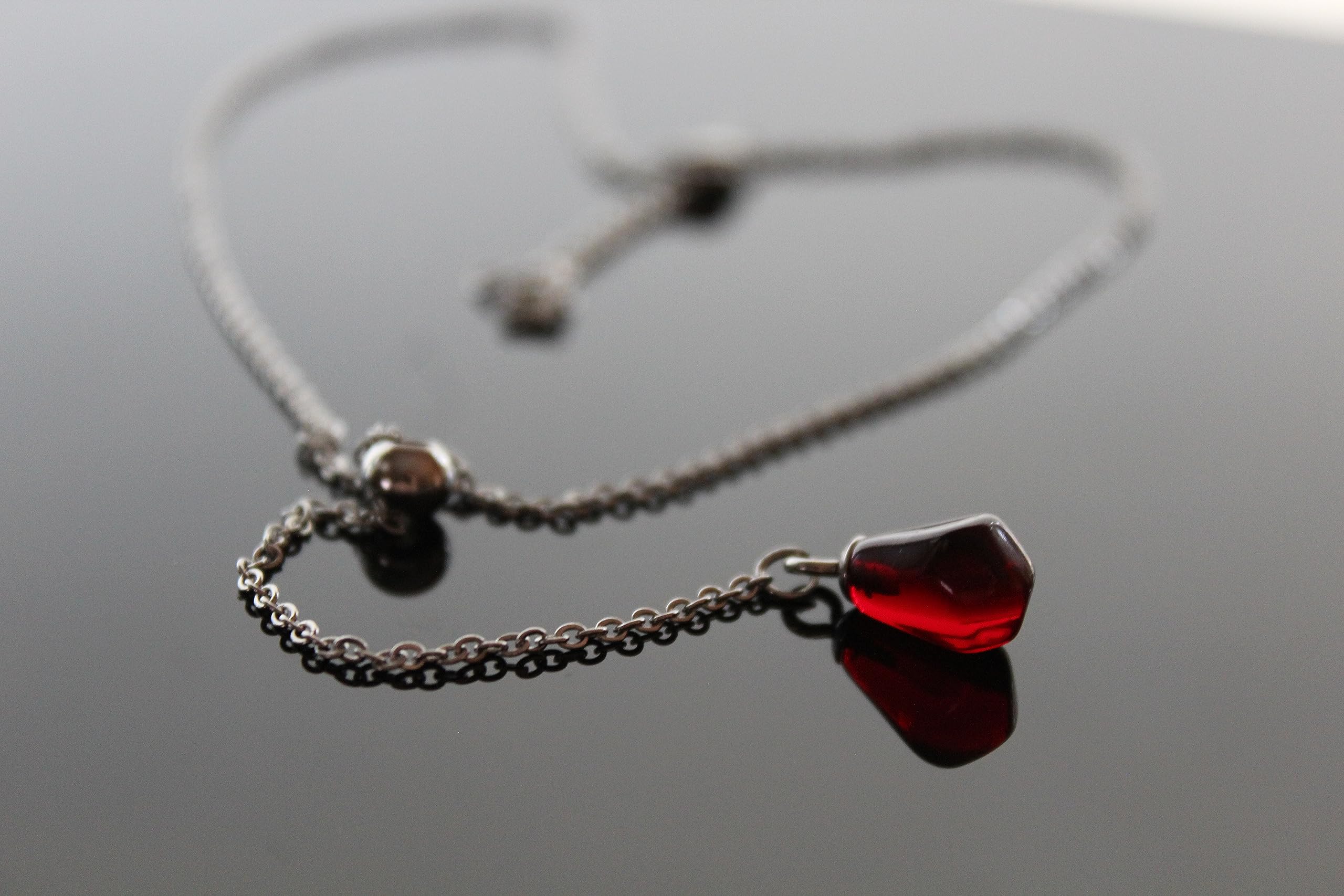 Pomegranate seed jewelry (Necklace)