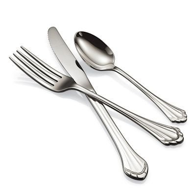 Oneida 2272SPLF Marquette Flatware - Oval Soup Spoon - Case of 1 Dozen