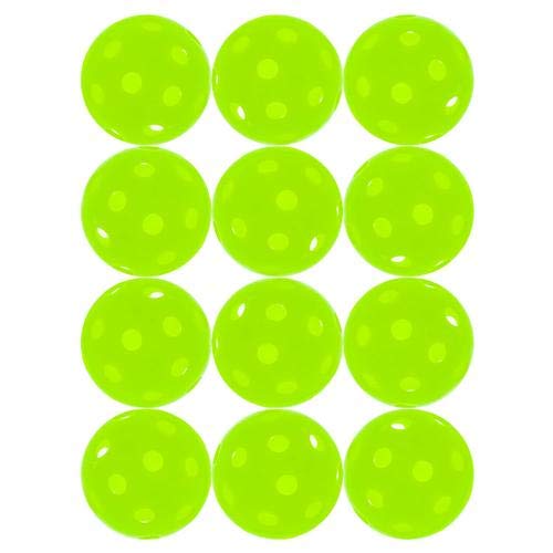 Jugs Sports Pickleballs, Vision Enhanced Green, 1 Dozen
