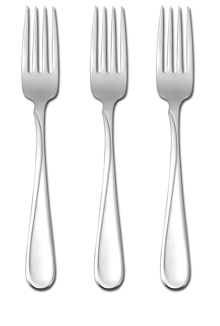 Oneida Flatware Flight, Teaspoons, Set of 6 & Flight Dinner Forks, Set of 6