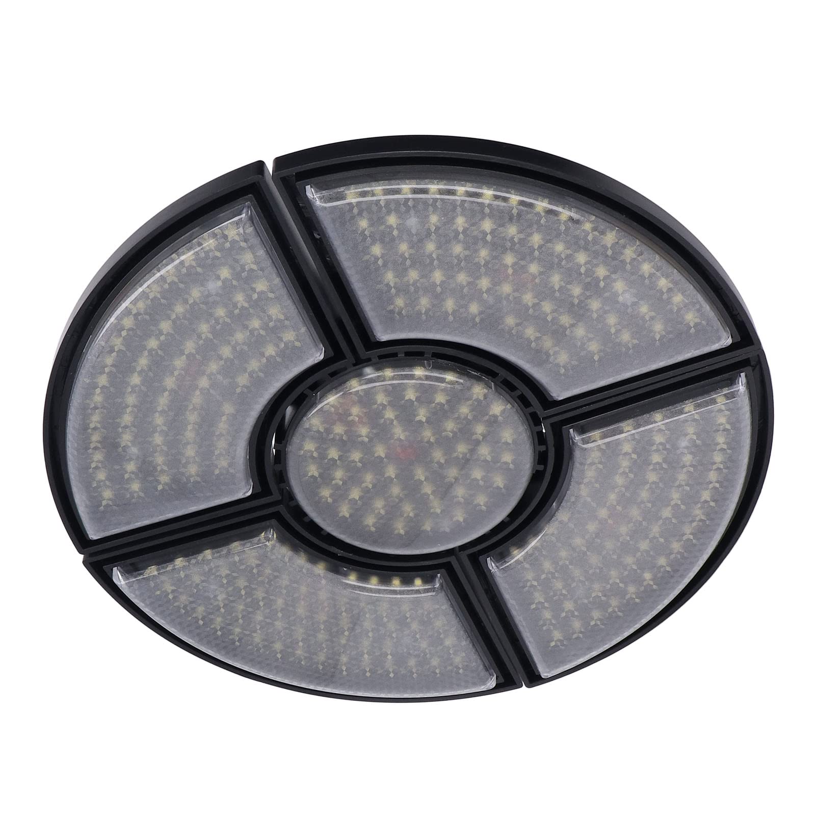 ZONEEAKO LED Garage Light 120W Transformable LED Garage Ceiling Light 11000LM Garage Shop Light Garage Light 4 Adjustable Panels LED Bulbs for Barn