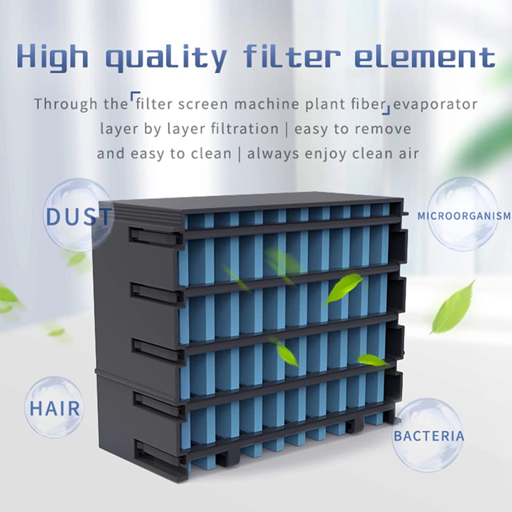 Toddmomy 1Pc Portable Air Conditioner Fan Filter Personal Air Cooler Filter Replacement for Mini Air Conditioner Fan