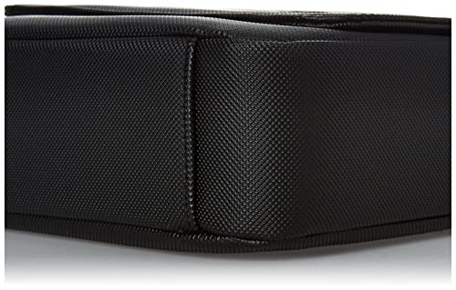 Lacoste Mens Small Classic Slim Vertical Camera Bag, Black, One Size