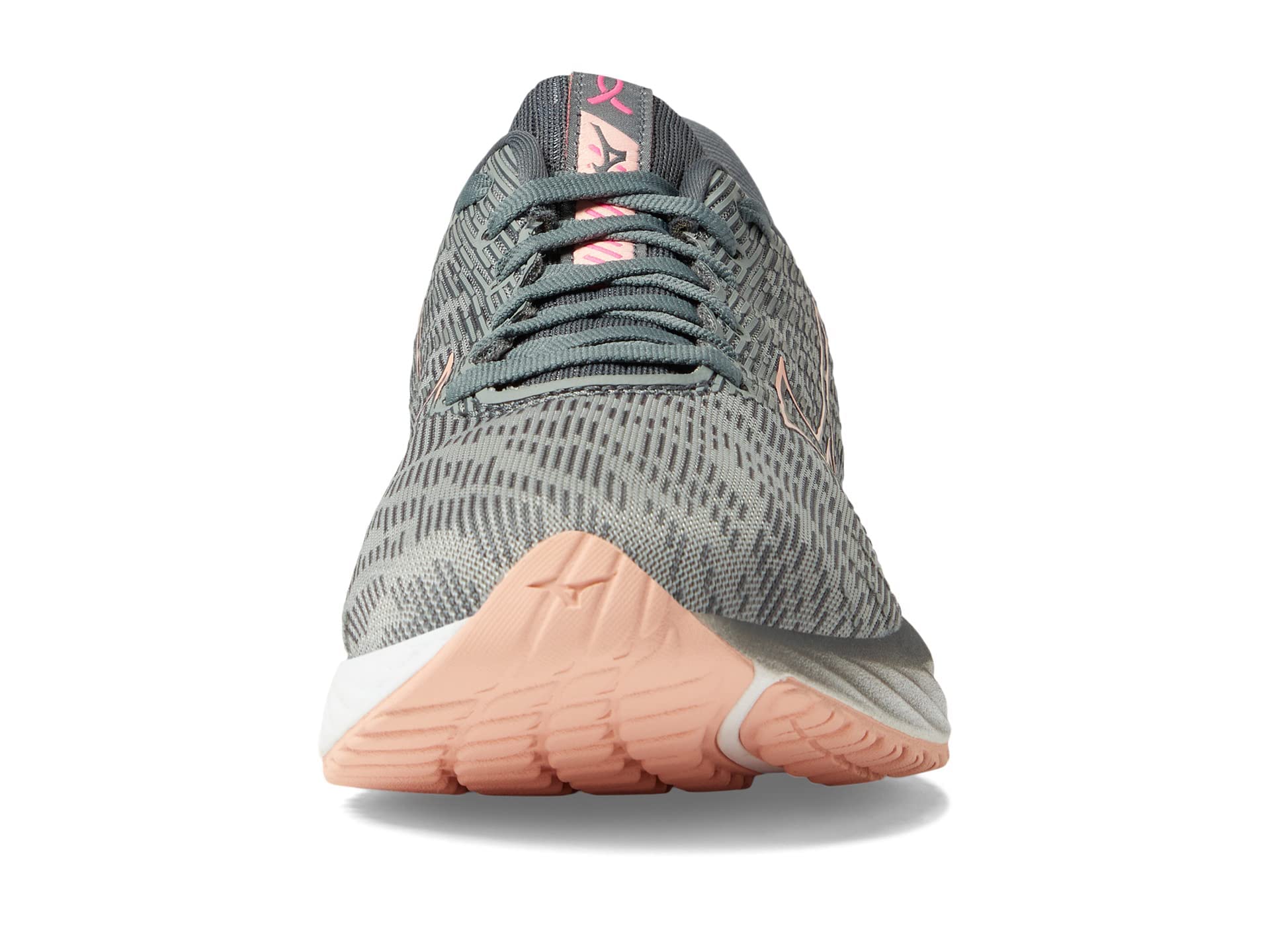 Mizuno Wave Rider 26 Project Zero Ultimate Grey/Peach Bud Women's 10 B (M)