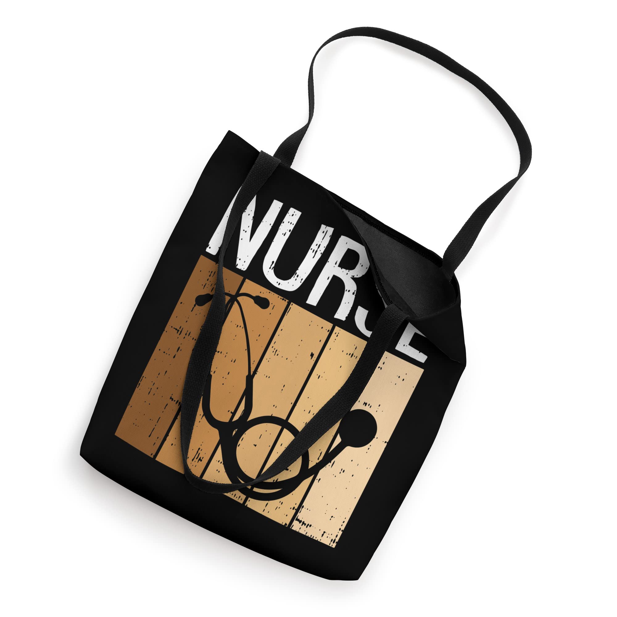 Nurse Stethoscope Black History Month BLM Melanin RN Nursing Tote Bag