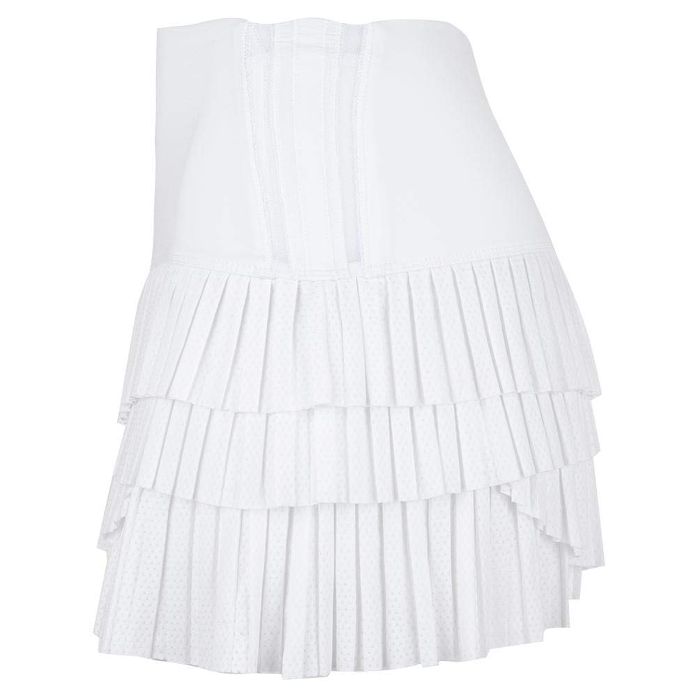 Lucky In Love BMS Hi Pleat Scallop Skirt - Charcoal