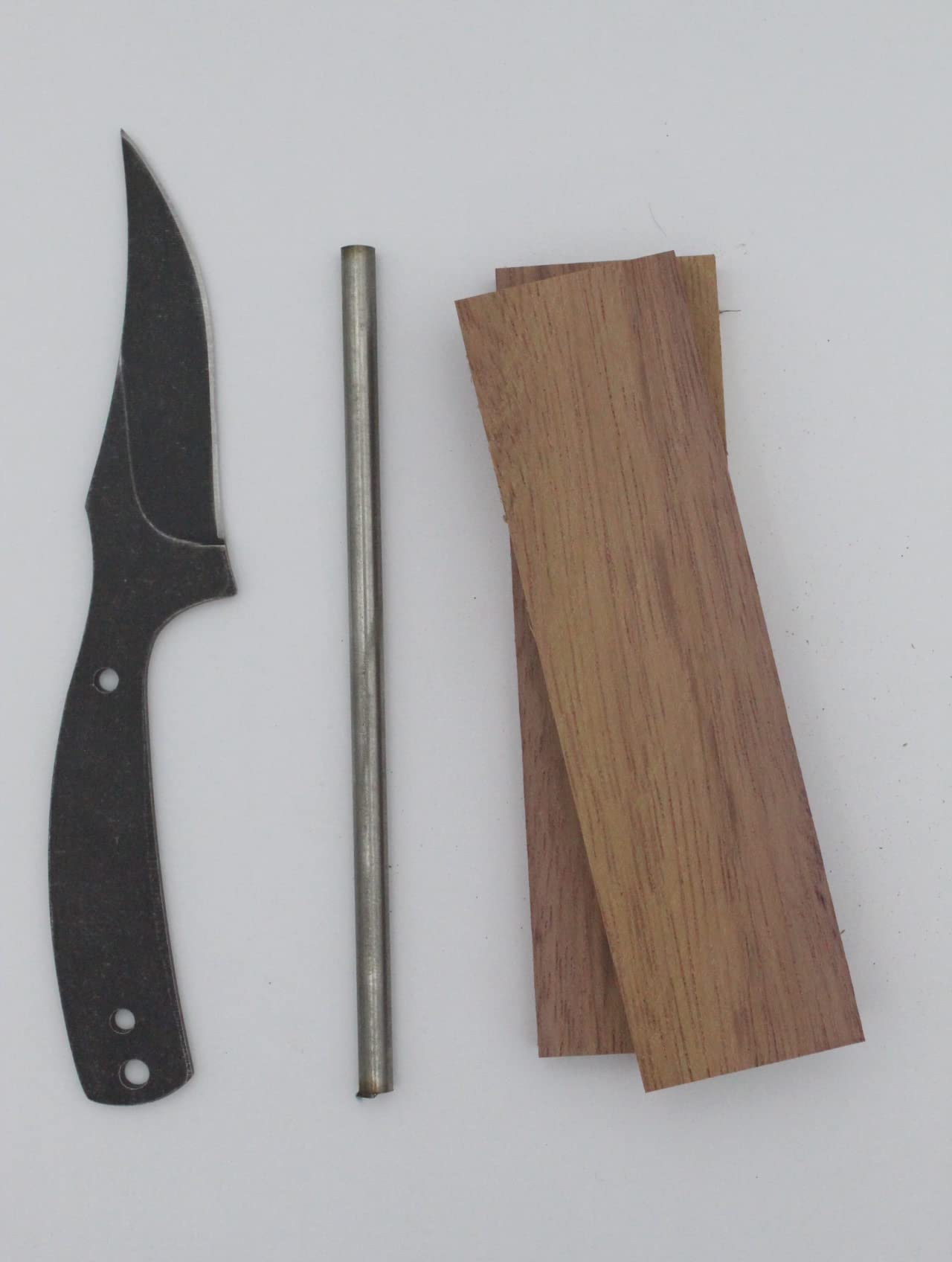 Payne Bros Custom Knives WOODSMAN SKINNER STONEWASHED – SW40 KNIFE MAKING KIT (PURPLEHEART