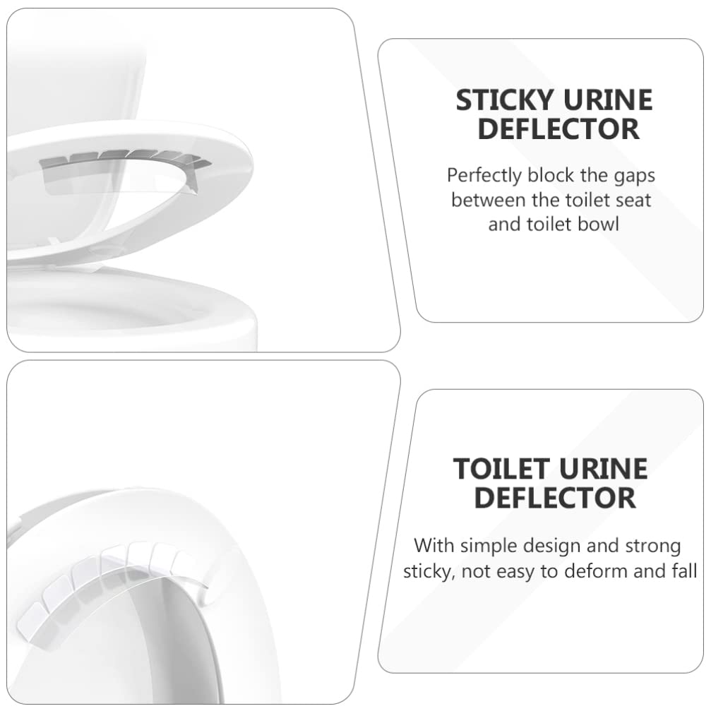 Toddmomy Practical Splashing Urine Guard Toilet Seats Splashing Guard Durable Toilet Seats Urine Guard Prevents Kids and Adults from Peeing