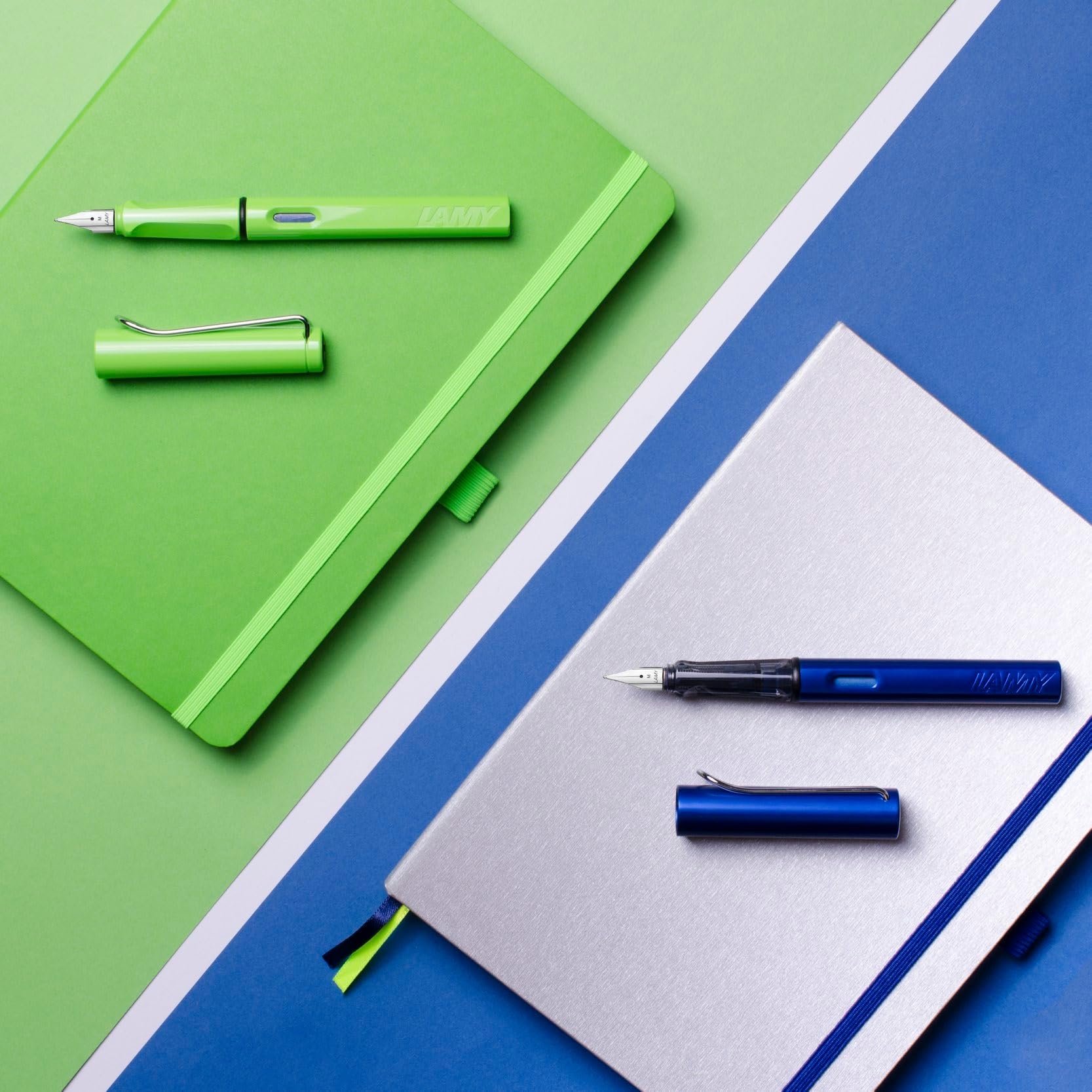 Lamy safari Fountain Pen - Elegant Design Cool Pens, Best Pens For Smooth Writing, Journaling, and Calligraphy - Yellow Broad Point Pen