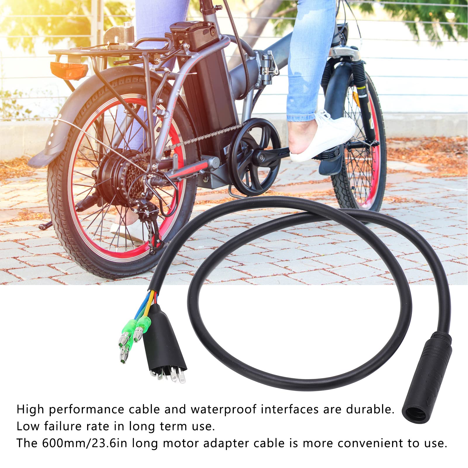 OUKENS 9 Pin Conversion Line, Electric Bicycle Modification Accessories, Motor Convert Extension Cable, Ebike Conversion Kit Electric Bike Conversion Kit