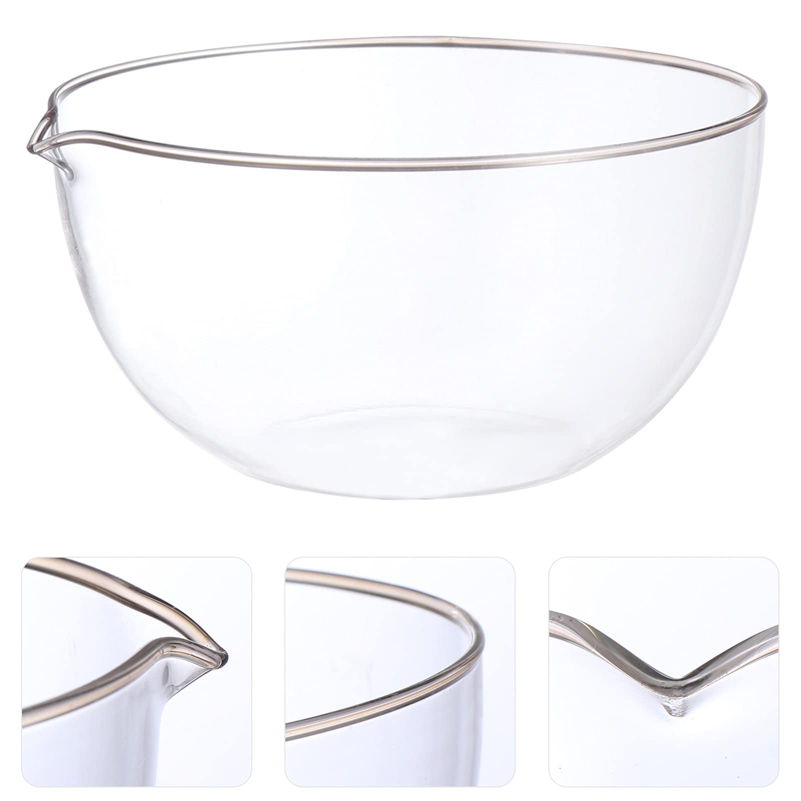 ULTECHNOVO 3 Pcs Evaporating Dish Lab Tools Glass Ceramics Tools Evaporation Basin Crystallizing Basin Over The Door Organizer Laboratory Dish Basin for Lab Pouring Bowl Ks3 Mix Round Basin