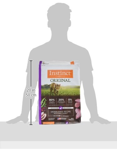 Instinct Original Grain Free Recipe with Real Rabbit Natural Dry Cat Food, 10 lb. Bag