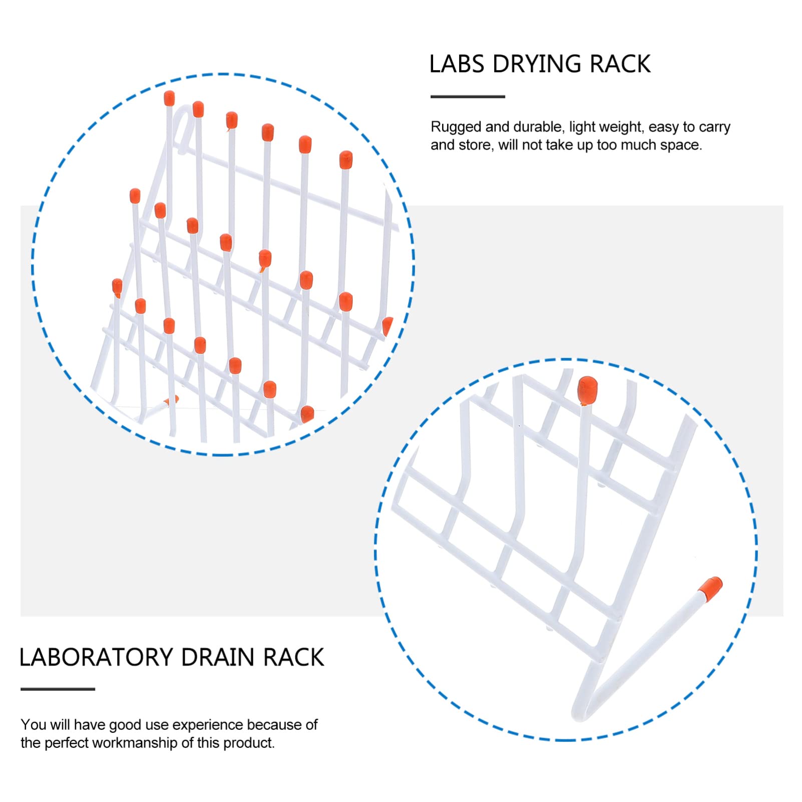 ULTECHNOVO Test Tube Rack tube drying rack lab drying rack beaker drying rack Laboratory Drying Rack