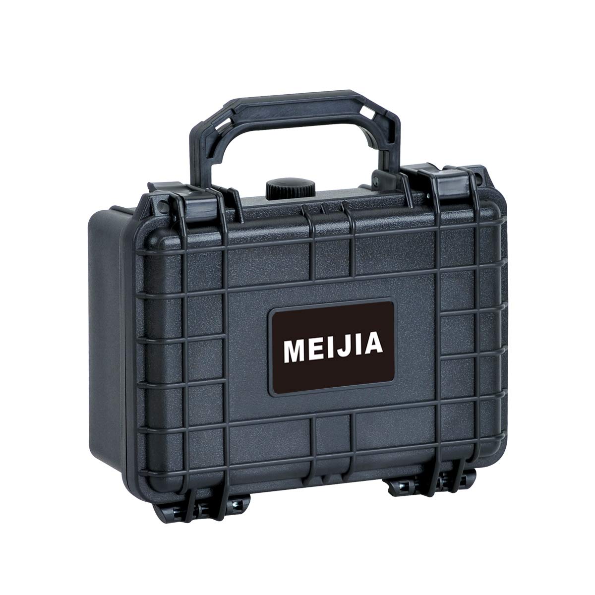 MEIJIA Portable All Weather IP67 Waterproof Protective Case, Hard Case,Camera Case With Customizable Foam,Fit Use of Drones, Cameras,Equipments, 8.12βx6.56βx 3.56β, Elegant Black