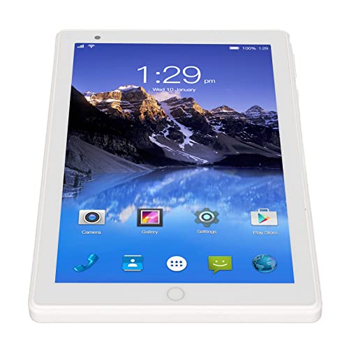 LMOLING 8 Inch Tablet, 4GB RAM 64GB ROM Calling Tablet, Support 128G TF Card, 1920X1200 IPS, 100‑240V Green Tablet Computer with Dual Camera(USA)