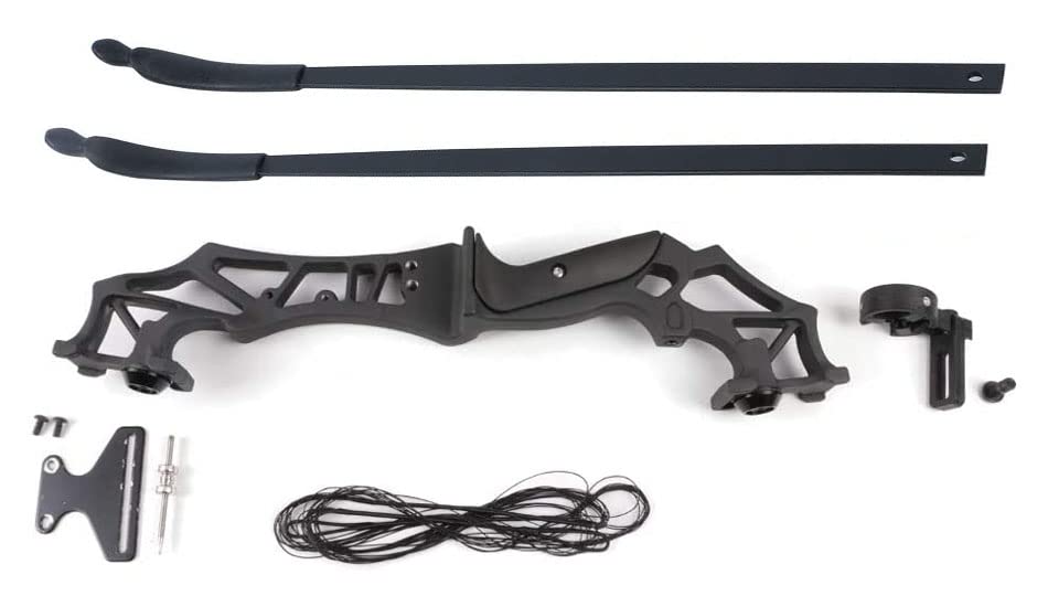 Monleap Archery 56" Takedown Recurve Bow and Arrows Set for Adults Metal Riser Longbow Kit Right Hand Straight Bow for Beginner Hunting Shooting Practice 30lb 40lb (30 pounds)