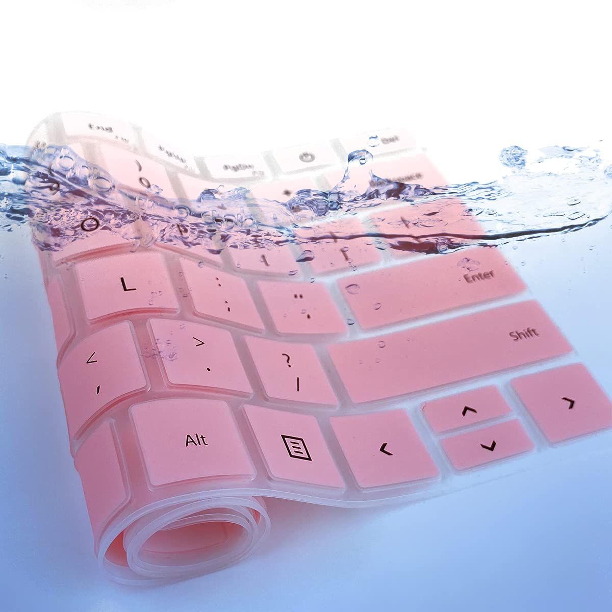 Keyboard Cover for Microsoft Surface Laptop Studio 2 (2023), Surface Laptop Studio 14.4", Surface Laptop 6 /Surface Laptop 5/Surface Laptop 4/Surface Laptop 3 13.5" 15", Surface Book 3 13.5" 15"-GPINK