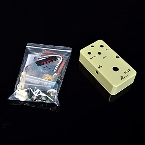 LANDTONE DIY Fuzz Guitar Pedal Kits With 1590B Style Aluminum Box and 3PDT Foot Switch True Bypass (LT-FZ-S01)