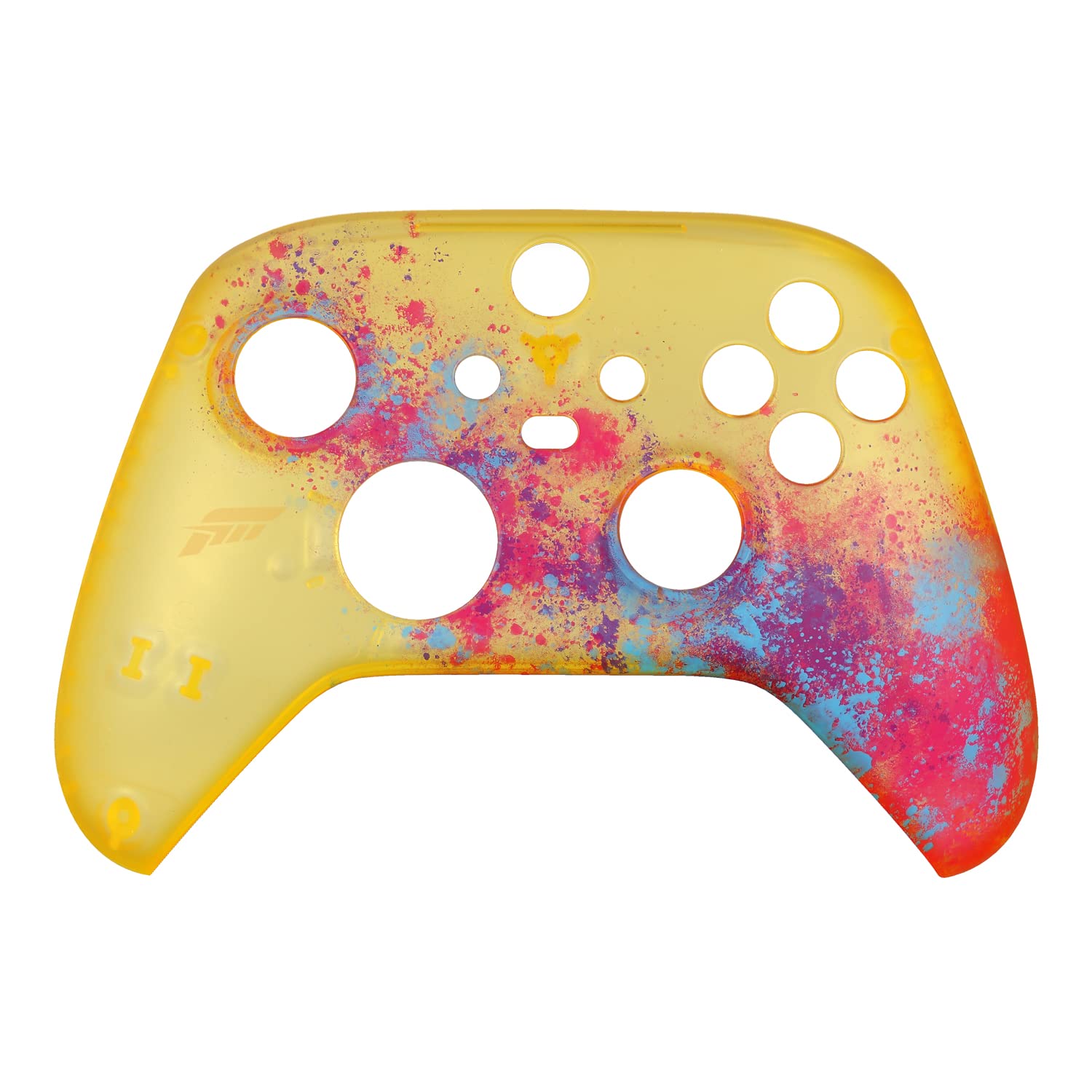 Replacement Faceplate Parts OEM Front Housing Shell Cover DIY Accessories Kit with Battery Back Cover Lid for Xbox Core Series X S Controller (Halo Infinite Limited Edition)