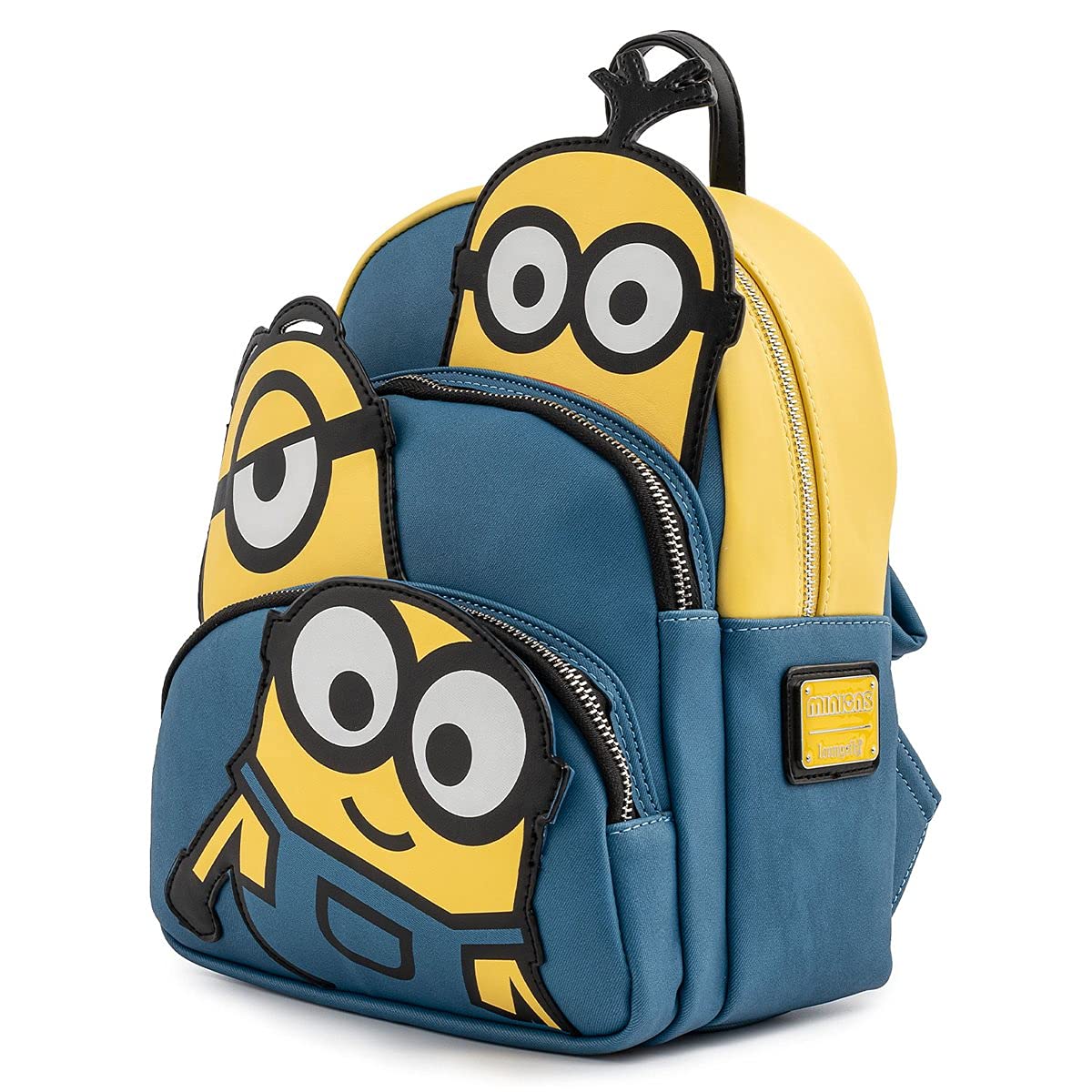 Loungefly Minions Triple Minion Bello Womens Double Strap Shoulder Bag Purse