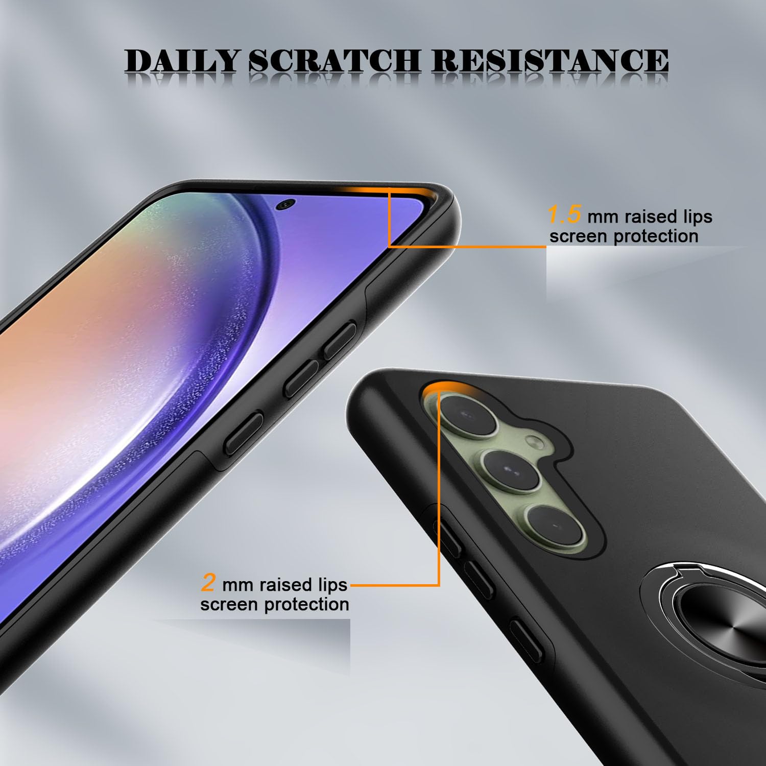 lovpec for Samsung Galaxy A54 5G Case with Glass Screen Protector, Heavy Duty Shockproof Protective Slim Three Layer Non-Slip Tough Cover Cell Phone Case for Galaxy A54 5G (Turquoise)