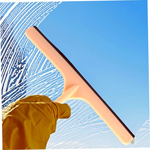 WOONEKY 2pcs for Squeegee Showerrandom Auto Color Scrubbers Convenient Shower Tools Car Window Cleaner Cleaning Scrubber Tool Short Glass Windshield Bathroom Handle Practical