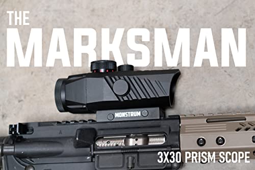 Monstrum P330 Marksman 3X Prism Scope | FDE