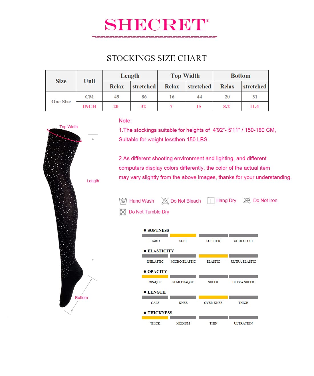 Over Knee Socks Women's Sparkle Rhinestone Stocking Long Casual Socks glitter High Boot Socks Black