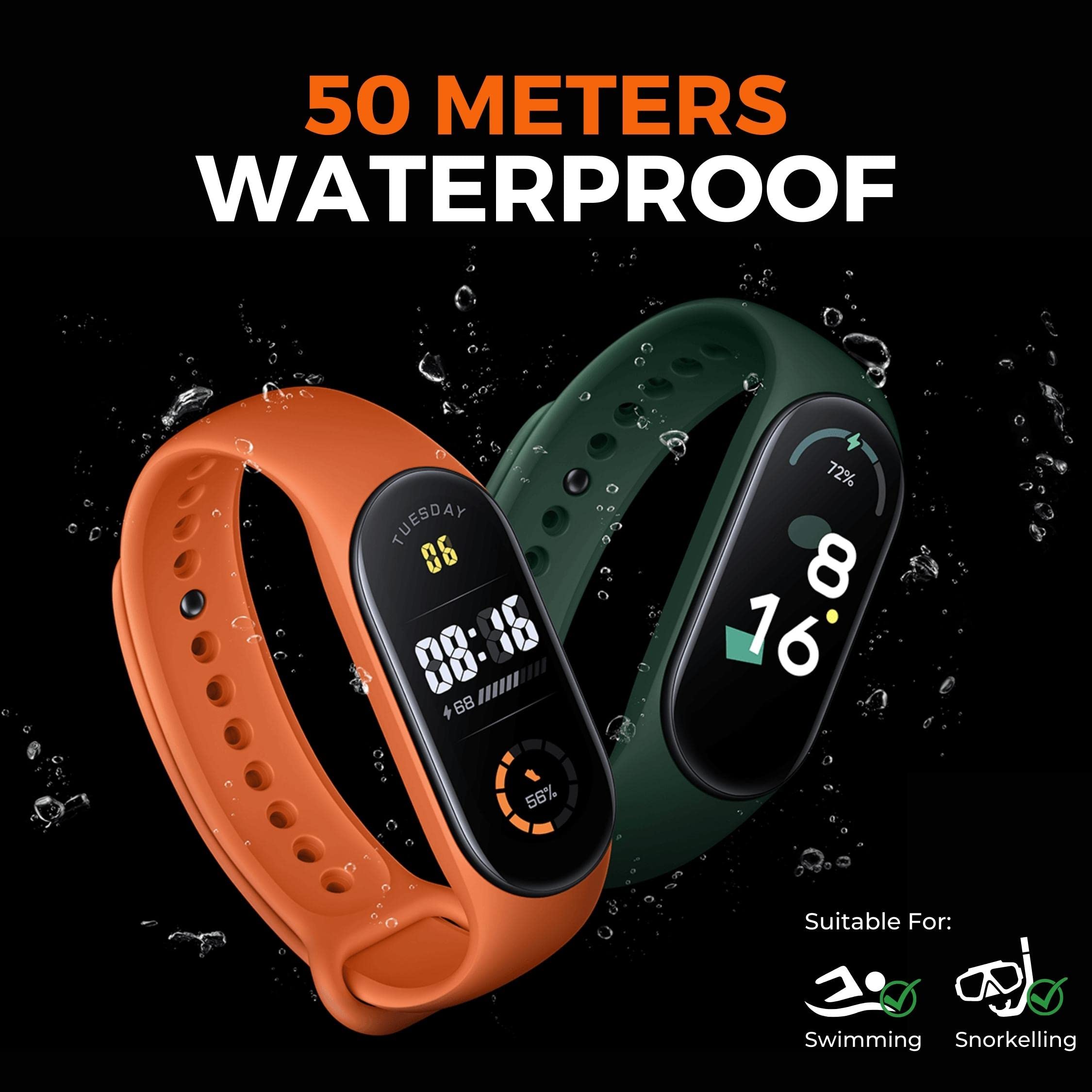 Xiaomi Mi Band 7 Smart Bracelet 6 Color AMOLED Screen Miband 7 Blood Oxygen Fitness Traker Bluetooth 5.2 Waterproof Smart Band