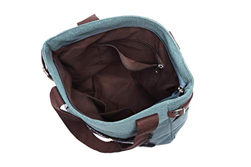 KAUKKO Women Canvas Handbag Shoulder Bag Cat Big Tote Bag