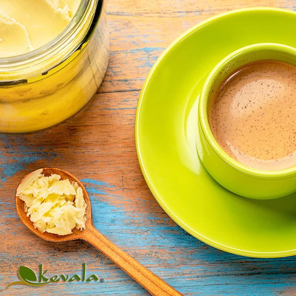 Kevala Coconut Ghee 2 lb (32 oz) Clarified Butter, Organic Coconut Oil, Cold Pressed